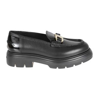 Ferragamo Schwarze flache Schuhe Brooke - - Shoes - Damen - Schwarzk - 38 EU