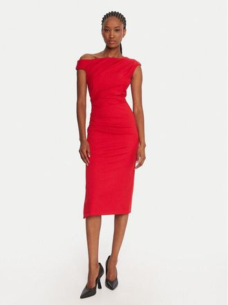 Rinascimento Rinascimento Coctailkleid CFC0125334003 Rot Slim Fit