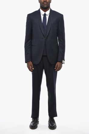Corneliani Dreiteiliger Jacquard-Anzug aus Seidenmischung CERIMONIA ACADEMY Corneliani