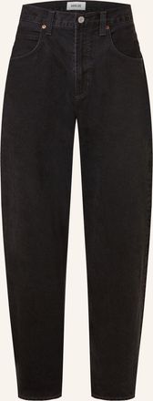 A Gold E Agolde Jeans Fusion Baggy Taper Fit schwarz