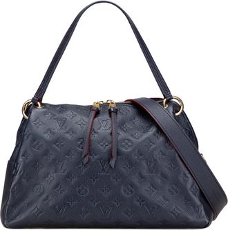 Louis Vuitton Hobo Bags - Monogram Empreinte Ponthieu PM - Gr. unisize - in Blau - f&uuml;r Damen