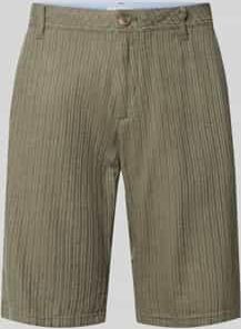 Tom Tailor Regular Fit Leinenshorts aus Leinen-Baumwoll-Mix