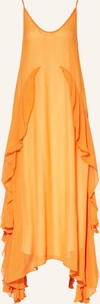 Reiss Reiss Kleid Eden Mit Volants orange