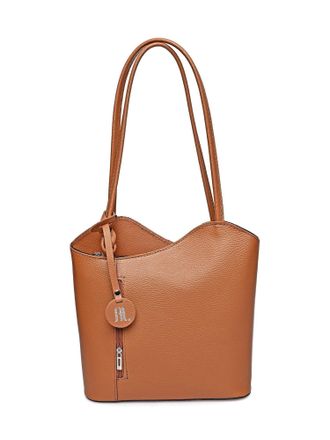 Anna Luchini Braun Rindsledertasche