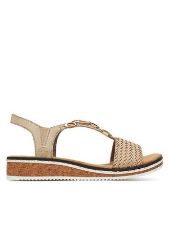Rieker Sandalen V3662-62 Beige