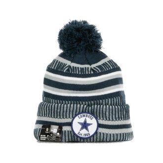 New Era Sportliche Pom Pom Herren Strickm&uuml;tze - - Accessories - Herren - Schwarzk - ONE SIZE