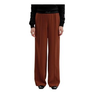 Karl Lagerfeld Seam-detail Flared Hosen - - Trousers - Damen - Braun - M