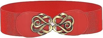 Generic Ceinture Femme - Ceinture &eacute;lastique pour femme robuste et d&eacute;corative &agrave; large taille pour une tenue &eacute;l&eacute;gante et confortable quotidien ou pour des occas