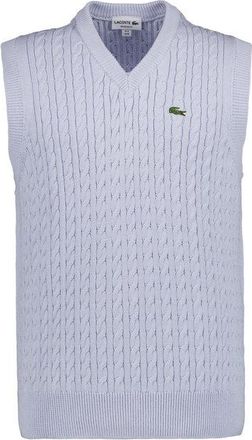 Lacoste Herren Pullunder blau unifarben