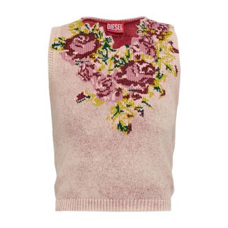 Diesel Pull en laine M-Raris - Femme - Tops - Rose - Taille: 38 FR
