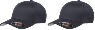 Flexfit Herren Wooly Combed Twill Fitted Baseball Cap, Dunkel Navy, S/M