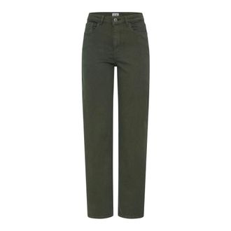 Ichi Ichi - Jean Droit - Femme - Jeans - Vert - Taille: W25 L34