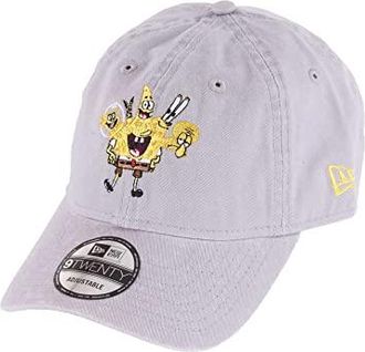 New Era Spongebob Squarepants Sarcastic Spongebob Gray 9Twenty Unstructured Strapback Cap - One-Size
