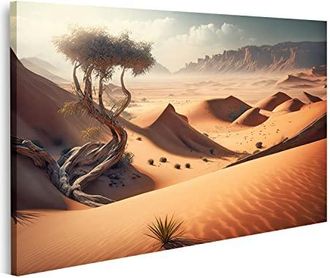 Islandburner Tableau sur Toile Beau Paysage de Montagnes du d&eacute;sert Vue sur Le Paysage Paysage de Montagnes du d Cadre Affiche Poster Murale Tableaux