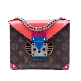 Louis Vuitton Pre-owned Tribal Mask Pochette PM - - Pre-owned - Damen - Braun - ONE SIZE