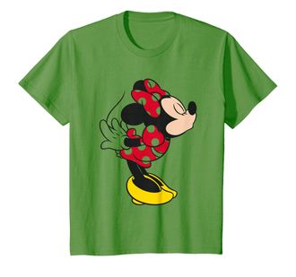 Disney Mickey Mouse Minnie Split Kiss T-Shirt