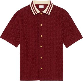 Dr&ocirc;le de Monsieur Homme, Chemises, Rouge, Taille: XL Chemise Monogramme