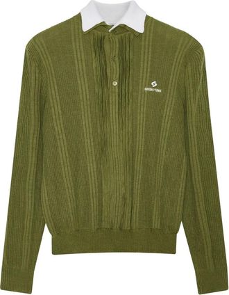 Shushu/Tong Shushu/Tong, Femme, Pulls, Vert, Taille: 36 FR Pull en maille &agrave; col rond