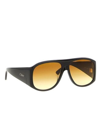 Chlo&eacute; Gradient Lens Sunglasses - Black