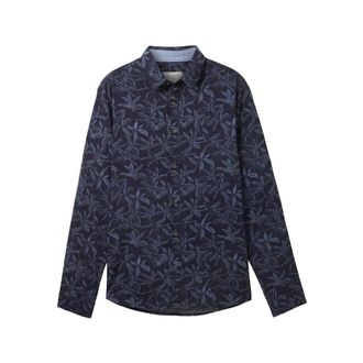 Tom Tailor Freizeithemden - - Shirts - Herren - Blau - XL