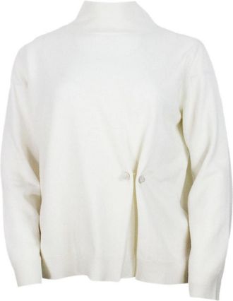 Fabiana Filippi Pull Col Rond - Blanc