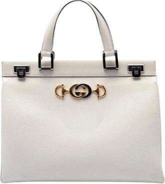 Gucci Pre-owned Zumi Satchel - Femme - Pre-owned - Blanc - Taille: ONE Size