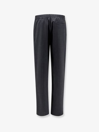 Burberry Mens Trousers - Wool Drawstring, Grey
