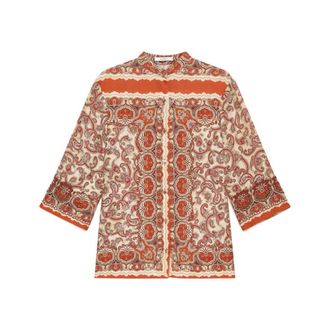 Maliparmi Maliparmi, Femme, Blouses et Chemises, Beige, Taille: 42 FR Chemises
