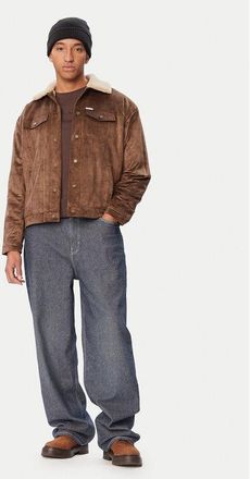 Guess Kunstfellmantel M6BL75 K7182 Braun Regular Fit