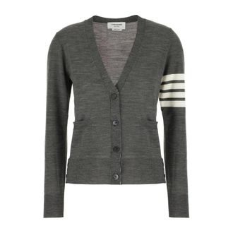 Thom Browne Stilvolle Strickkollektion - - Knitwear - Damen - Grau - XS