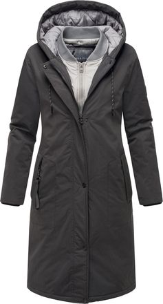 Marikoo Damen Winterjacke Ledalaa mit Kapuze