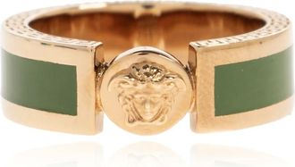 Versace Femme, Accessoires, Vert, Taille: 63 MM Icon Ring