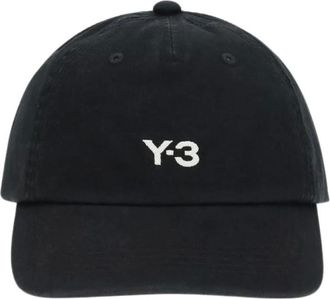 Yohji Yamamoto Homme, Accessoires, Noir, Taille: ONE Size Casquette de baseball en coton