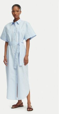 HUGO BOSS Hemdkleid Kinime 50559480 Hellblau Regular Fit