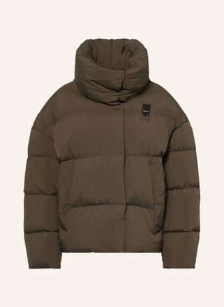 Blauer Daunenjacke Ross braun
