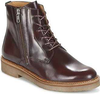 Kickers Oxfoto, Bottillons Mixte, Bordeaux, 36