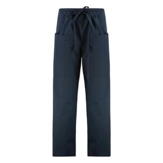 Tod's Hose aus Popeline mit Kordelzug - - Trousers - Damen - Blau - XS