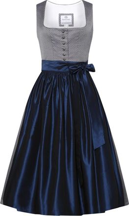 Hammerschmid Dirndl Pillerseee mit Karree-Ausschnitt und Jaquard-Muster in