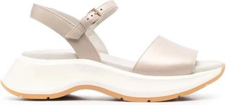 Hogan Femme, Chaussures, Blanc, Taille: 40 EU Sandales H598