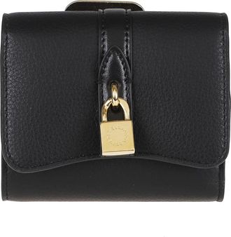 Stella McCartney Femme, Accessoires, Noir, Taille: ONE Size Portefeuille Tri-Fold Ryder