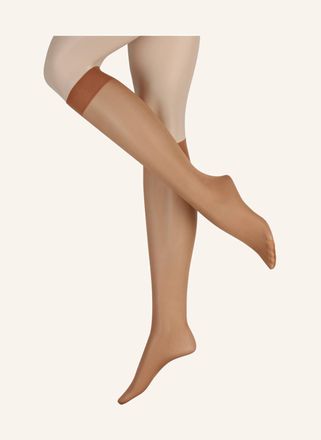Wolford Fein-Kniestr&uuml;mpfe Satin Touch beige
