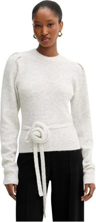 Rotate Rotate Birger Christensen, Femme, Pulls, Gris, Taille: 44 FR Pull col rond
