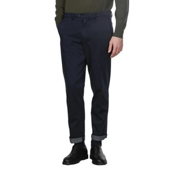 Mason's Chino Travel New Boston - Homme - Pantalons - Bleu - Taille: L