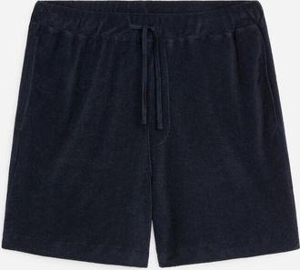 Arket Shorts Aus Baumwollfrottee -Blau