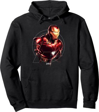 MARVEL Avengers Endgame Iron Man-Portr&auml;t Pullover Hoodie