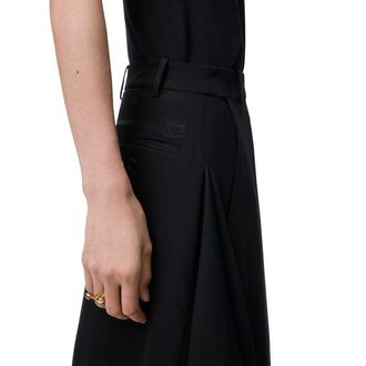 Loewe Jupe asym&eacute;trique poches lat&eacute;rales