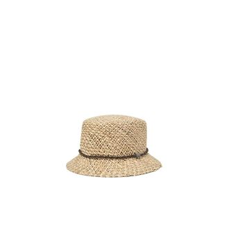 PESERICO unisex, Accessoires, Beige, Taille: S Chapeau Bob Tiss&eacute;