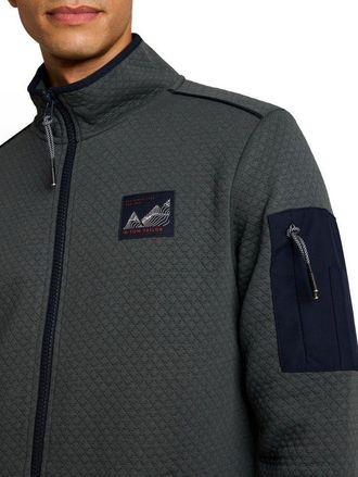 Tom Tailor Sweatjacke Praktischer Stehkragen mit Rei&szlig;verschluss / Sportiver Look