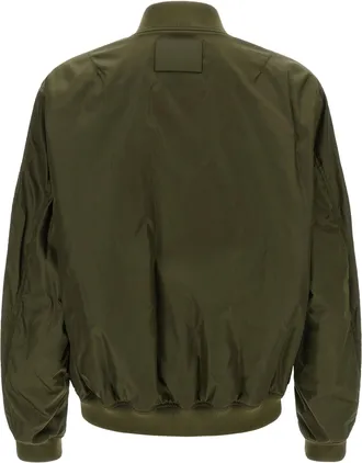 Balenciaga Technical Nylon Bomber Jacket - olive