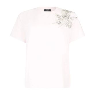 Liu Jo Femme, Tops, Rose, Taille: 42 FR Ca6010J3868P9749 T-shirt